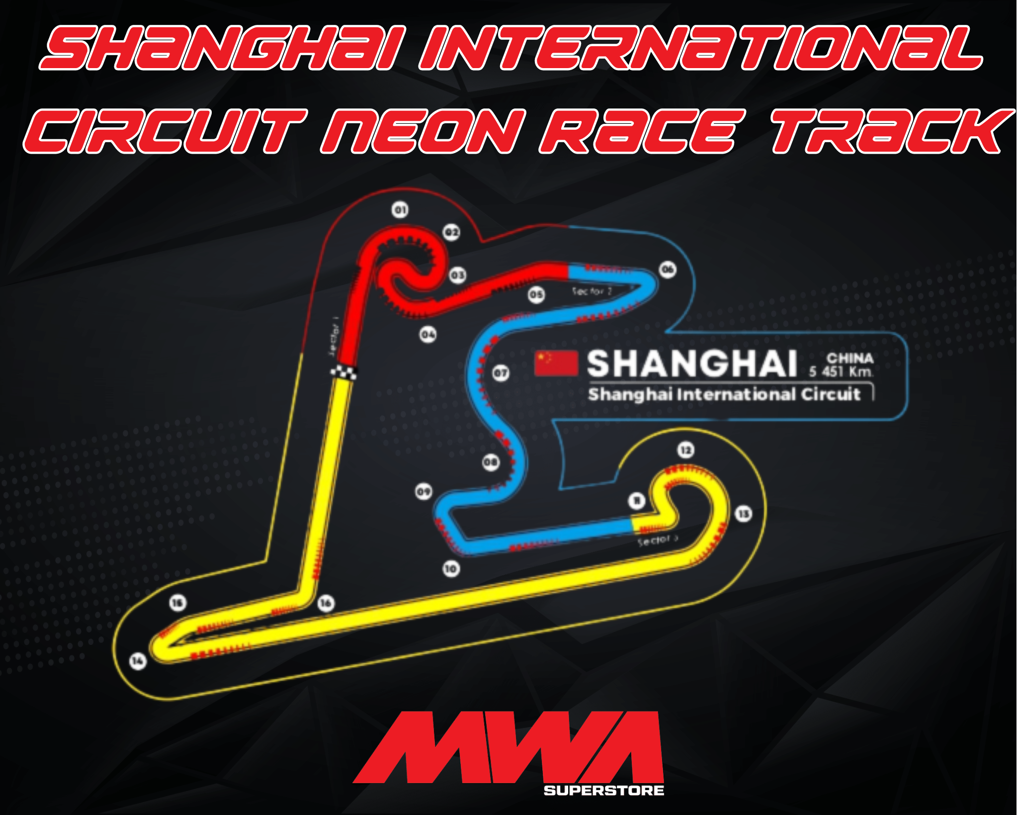 Neon Race Tracks — Motor Sports Wraps