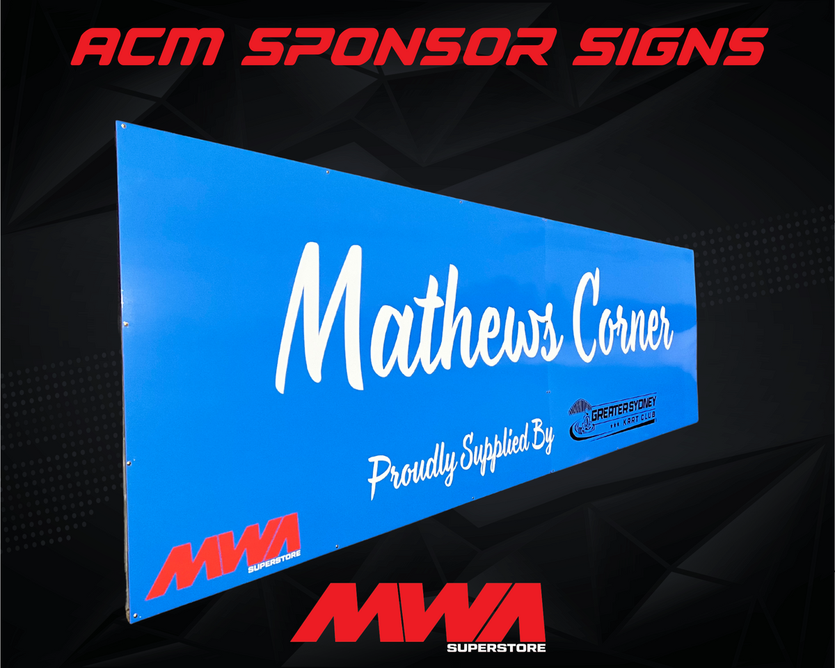 ACM Sponsor Signs — Motor Sports Wraps